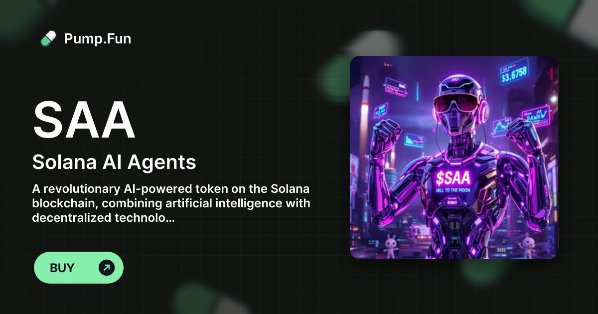 Solana AI Agents (SAA) - Pump