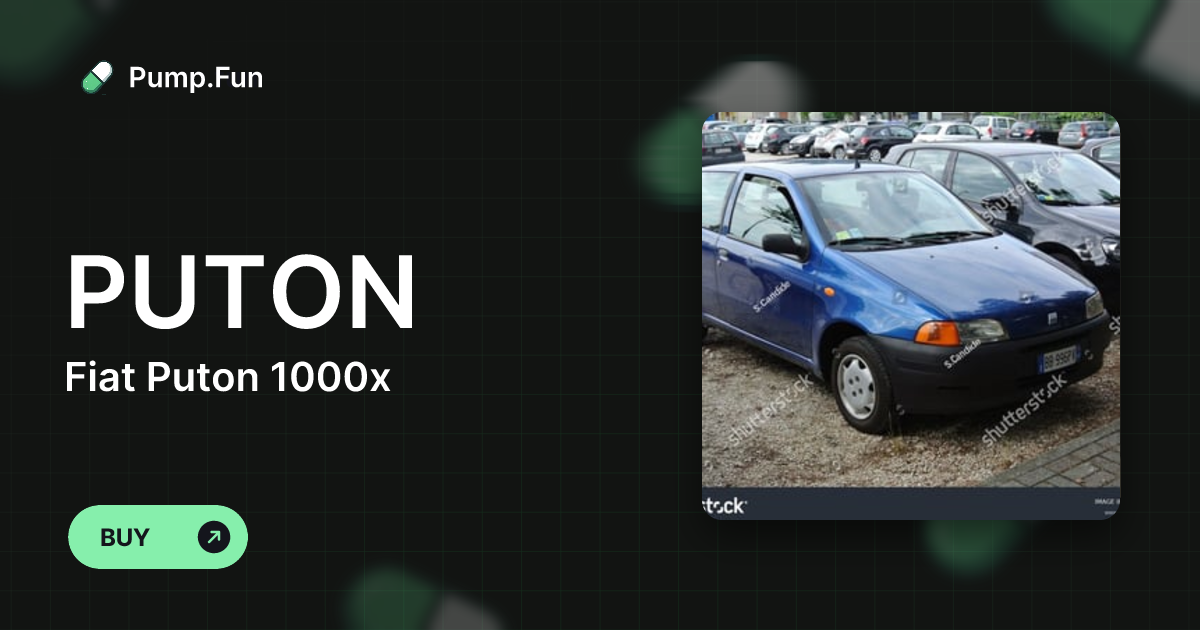 Fiat Puton 1000x (PUTON) - Pump