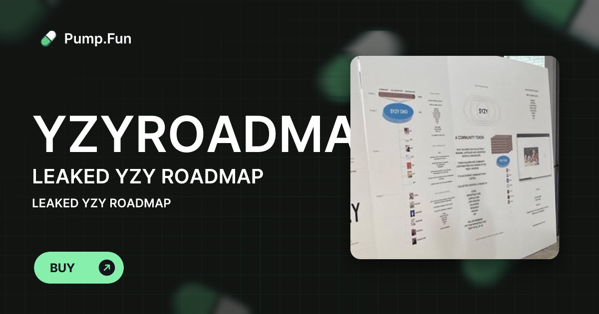 LEAKED YZY ROADMAP (YZYROADMAP) - Pump