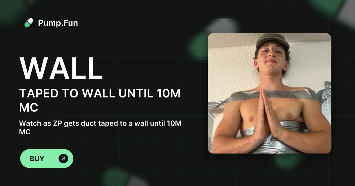 TAPED TO WALL UNTIL 10M MC (WALL) - Pump