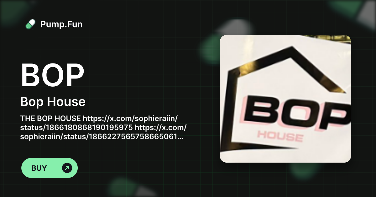 Bop House (BOP) - Pump