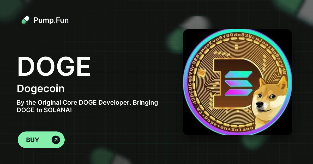 Dogecoin (DOGE) - Pump