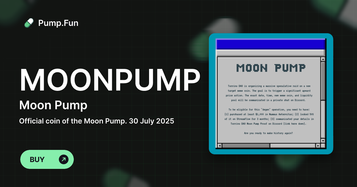 Moon Pump (MOONPUMP) - Pump