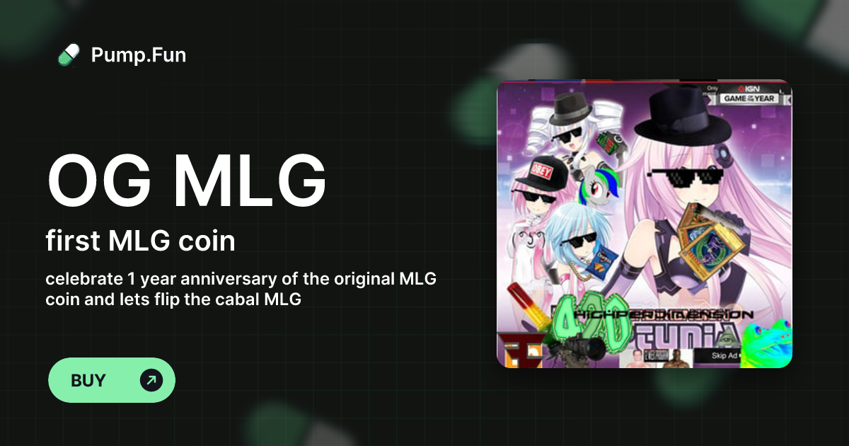 first MLG coin (OG MLG) - Pump