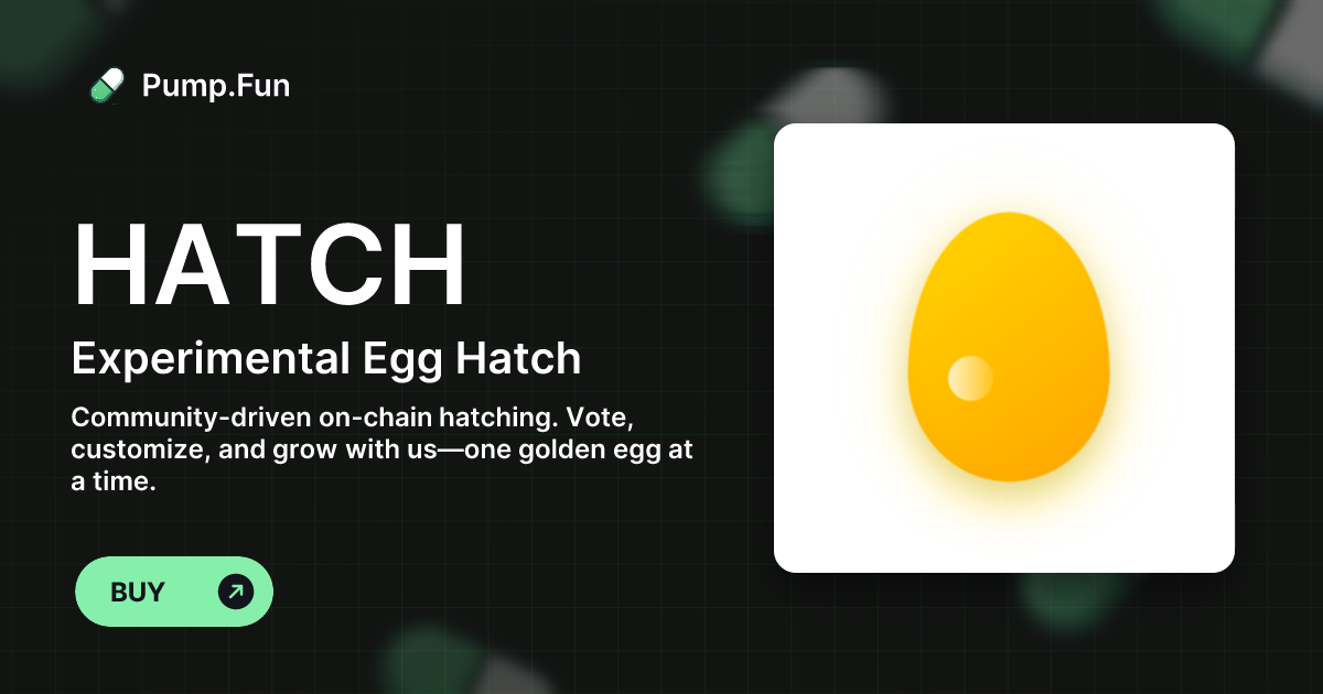 Experimental Egg Hatch (HATCH) - Pump