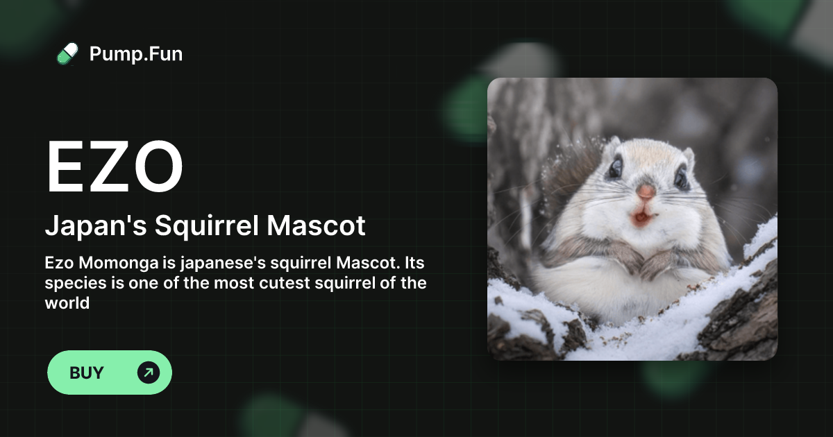 Japan's Squirrel Mascot (EZO) - Pump