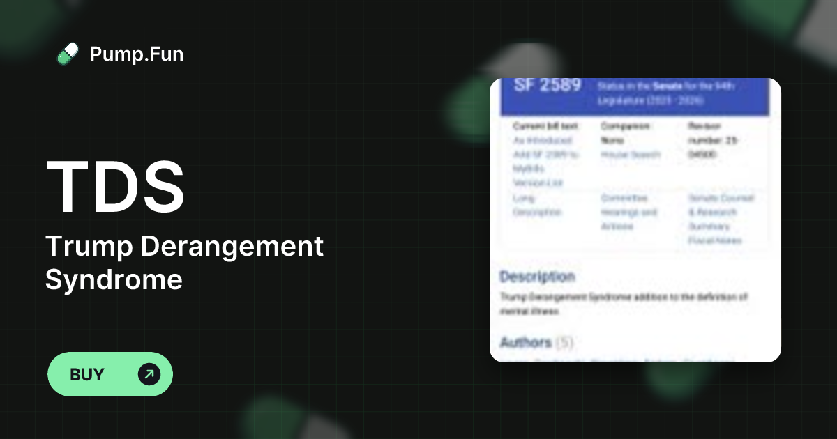 Trump Derangement Syndrome (TDS) - Pump