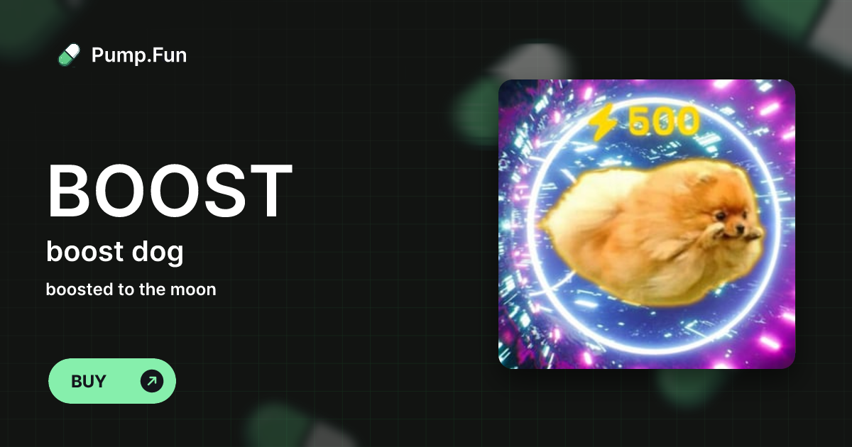 boost dog (BOOST) - Pump