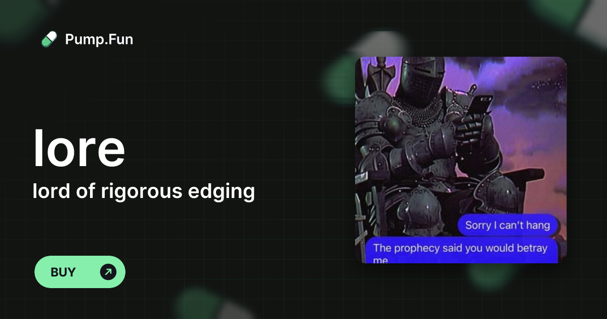 lord of rigorous edging (lore) - Pump