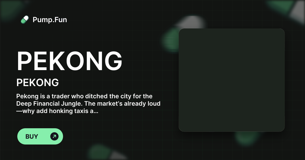 PEKONG $2.43K | Pump