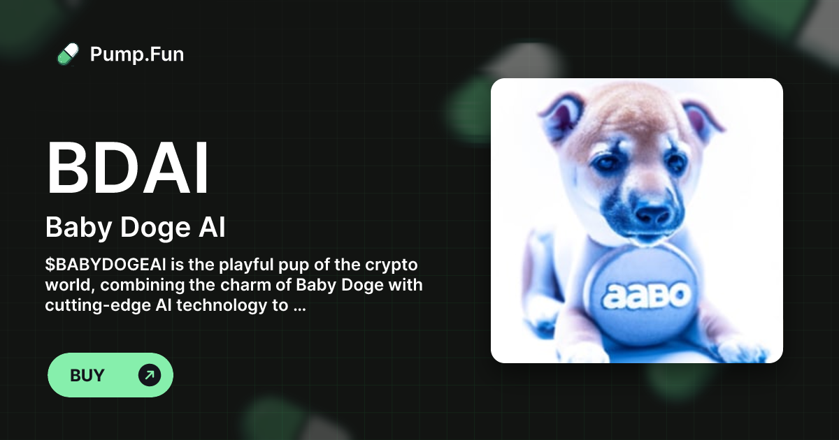 Baby Doge AI (BDAI) - Pump