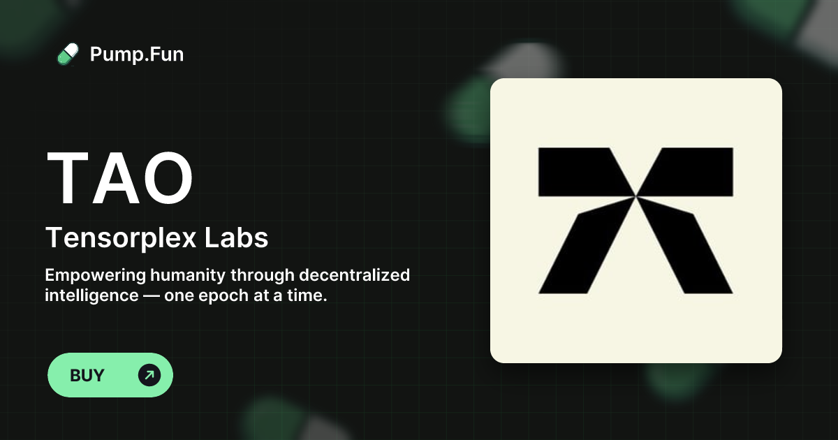 Tensorplex Labs (TAO) - Pump