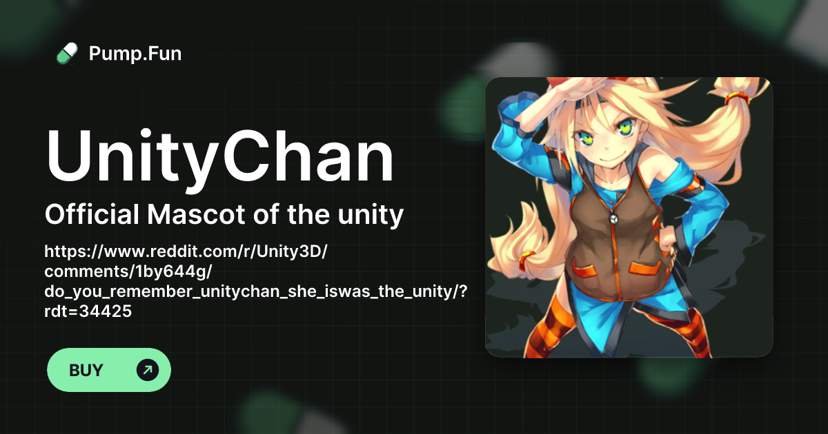 Official Mascot of the unity (UnityChan) - Pump