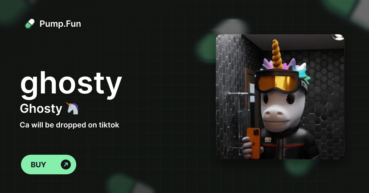 Ghosty 🦄 (ghosty) - Pump