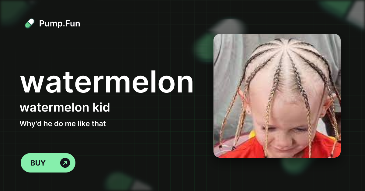 watermelon kid (watermelon) - Pump