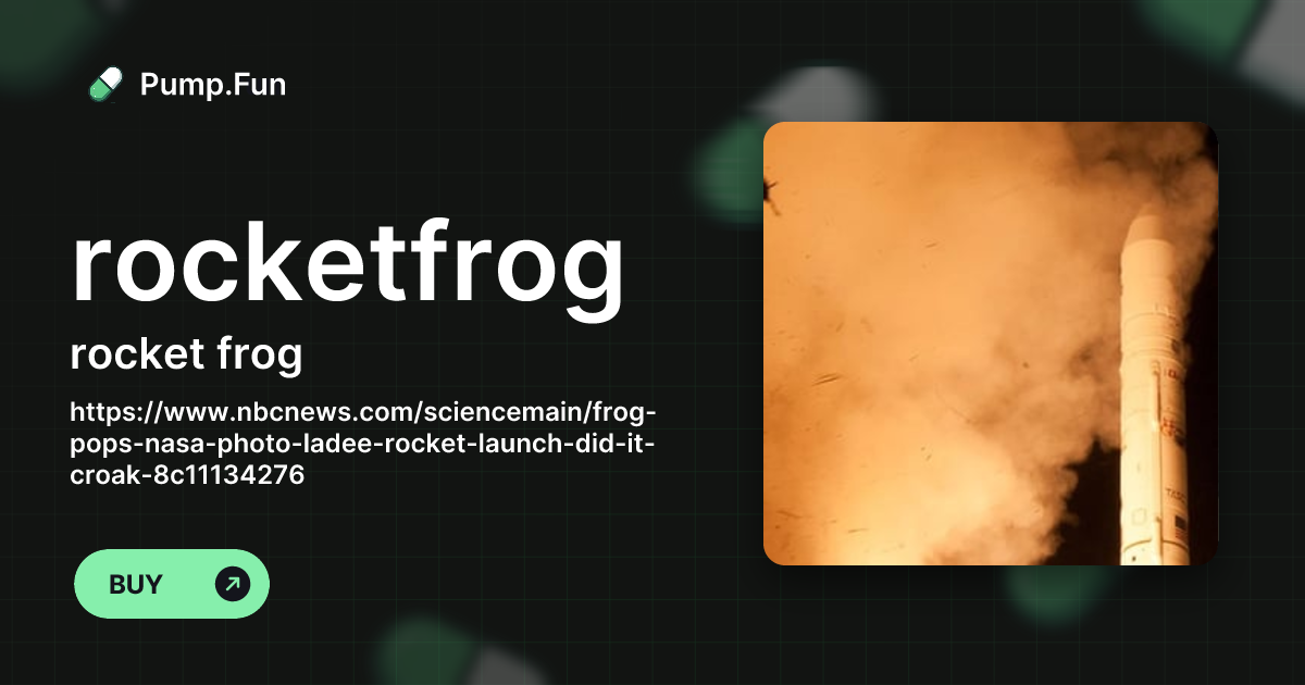 rocket frog (rocketfrog) - Pump