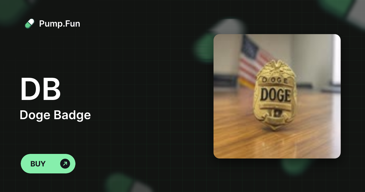 Doge Badge (DB) - Pump