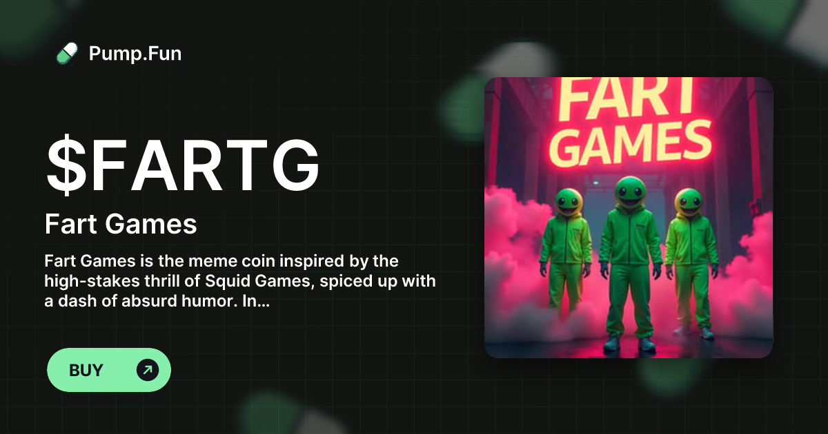 Fart Games ($FARTG) - Pump