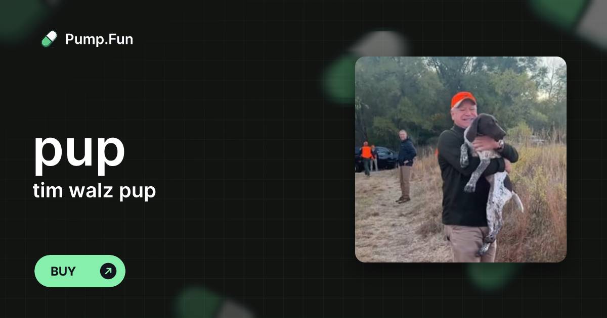 tim walz pup (pup) - Pump