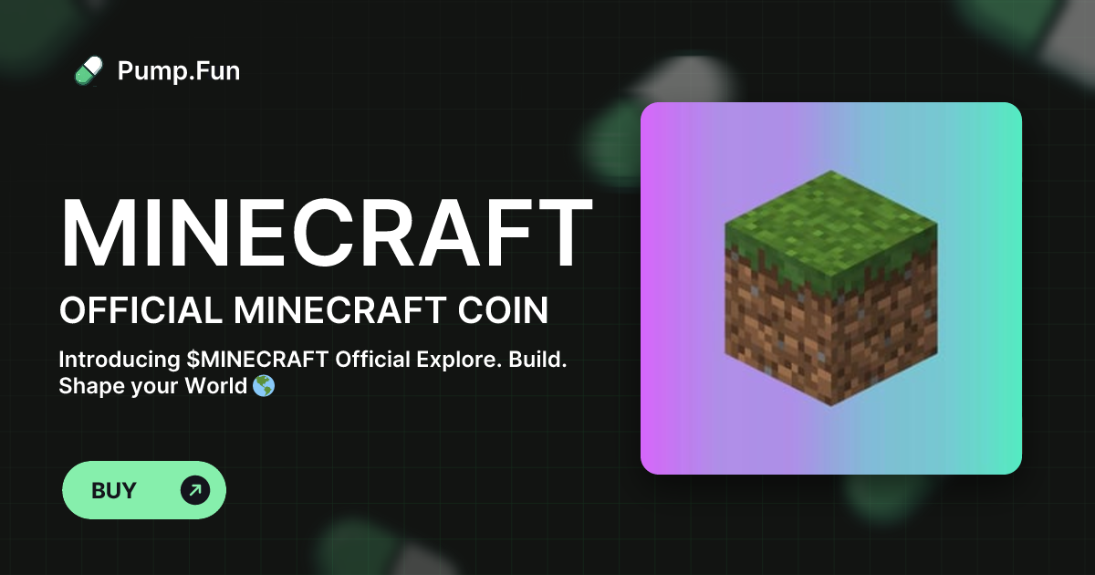 OFFICIAL MINECRAFT COIN (MINECRAFT) - Pump