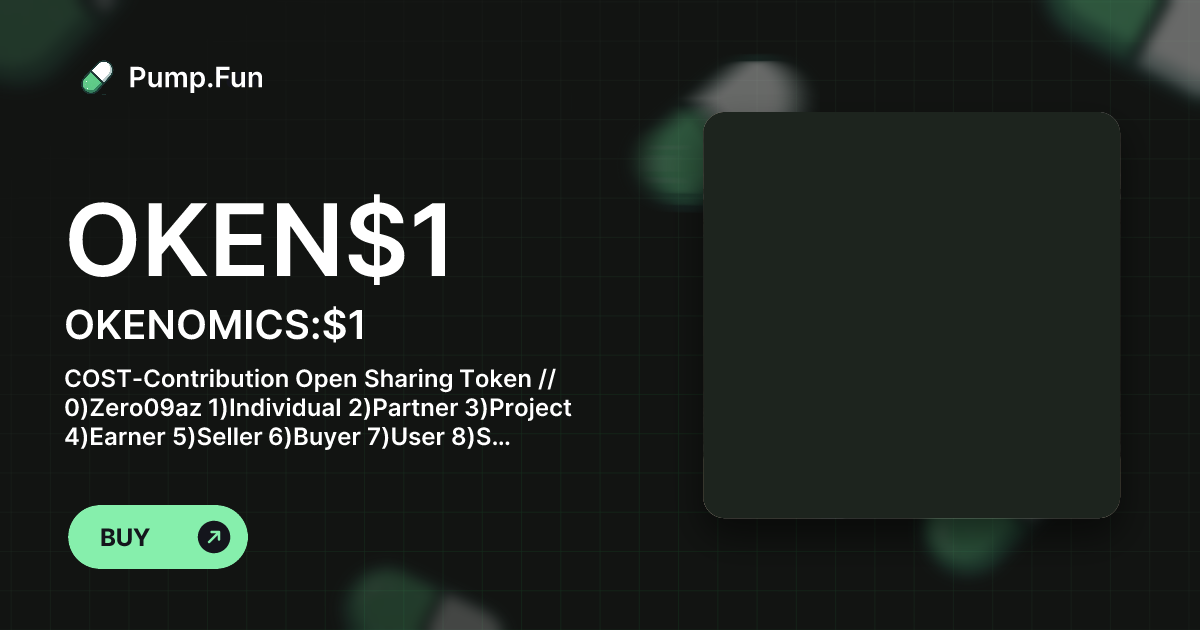 OKENOMICS:$1 (OKEN$1) - Pump