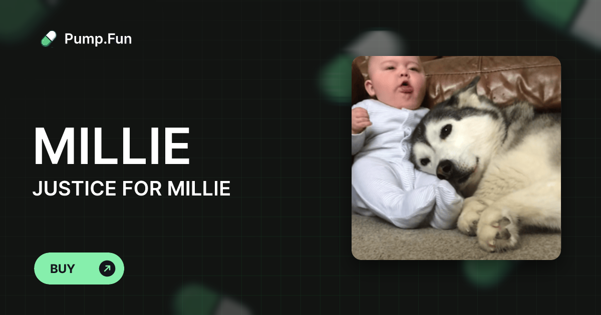 JUSTICE FOR MILLIE (MILLIE) - Pump