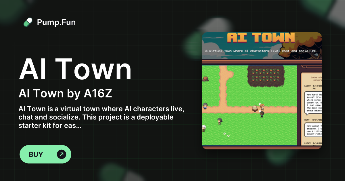 AI Town by A16Z (AI Town) - Pump