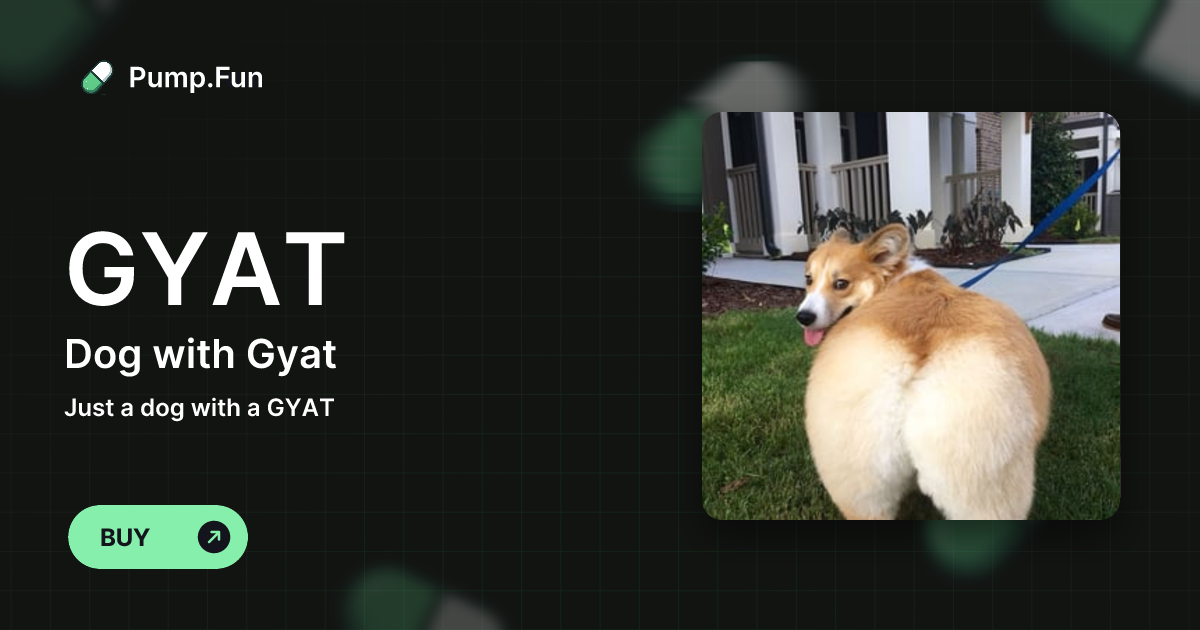Dog with Gyat (GYAT) - Pump