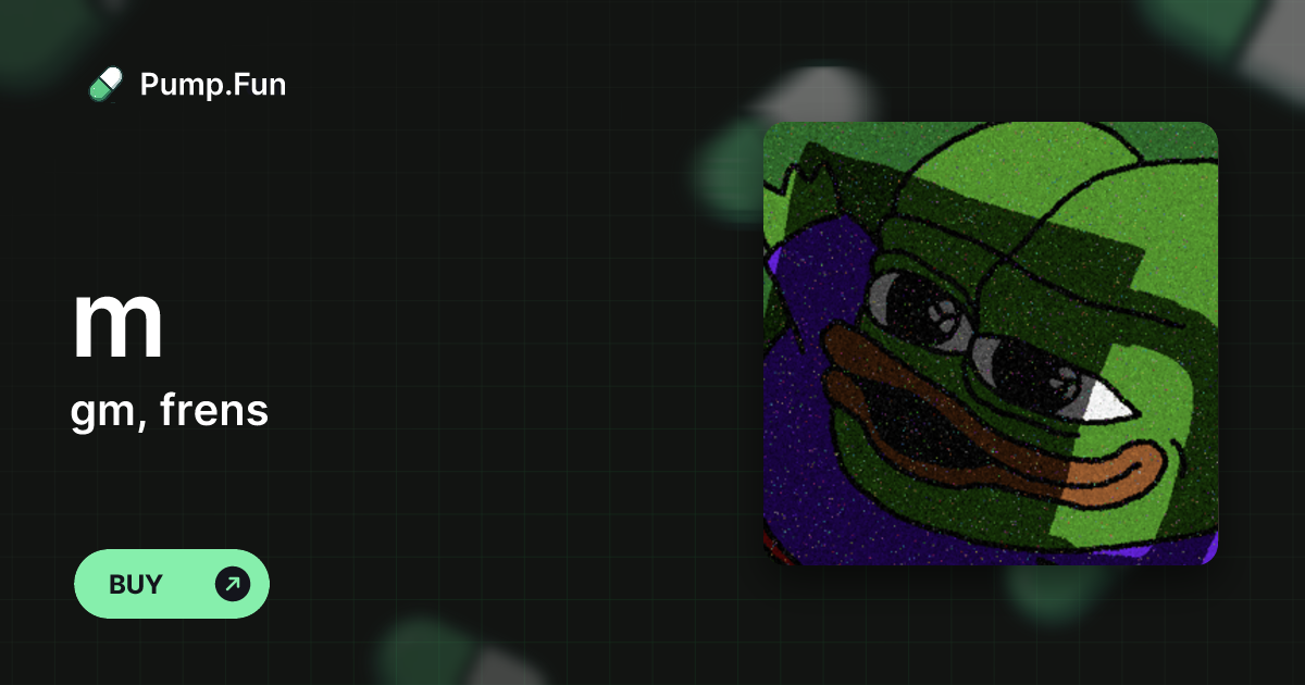 gm, frens (m) - Pump