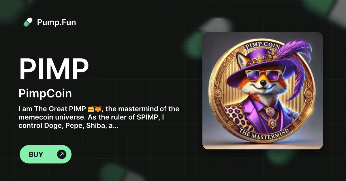 PimpCoin (PIMP) - Pump