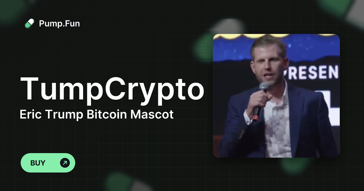Eric Trump Bitcoin Mascot (TumpCrypto) - Pump