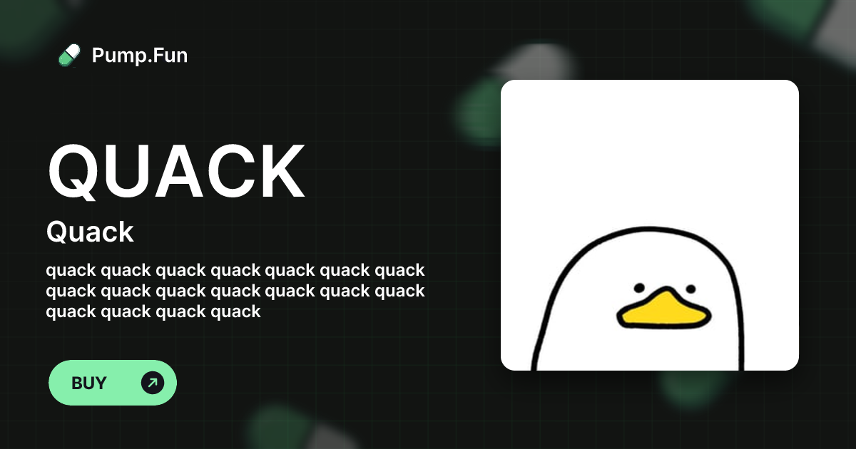 Quack (QUACK) - Pump
