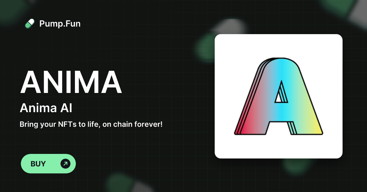 Anima AI (ANIMA) - Pump