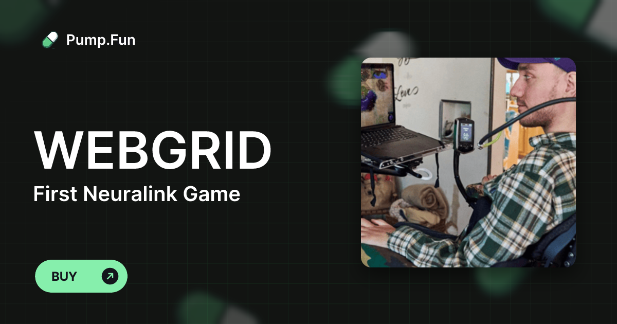First Neuralink Game (WEBGRID) - Pump