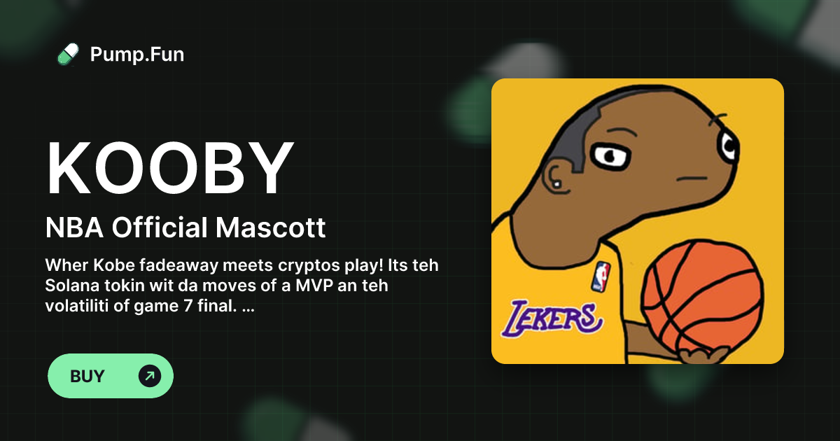 NBA Official Mascott (KOOBY) - Pump