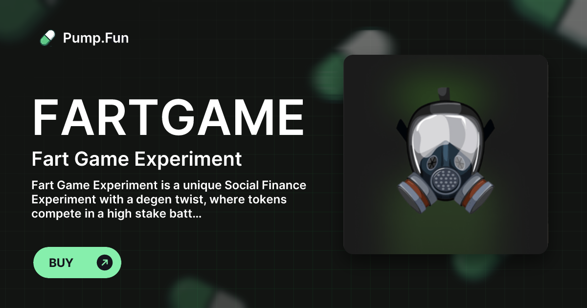 Fart Game Experiment (FARTGAME) - Pump
