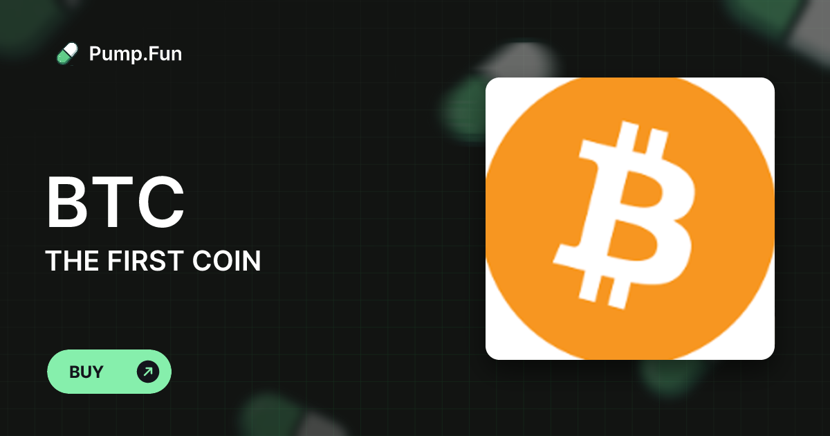 THE FIRST COIN (BTC) - Pump