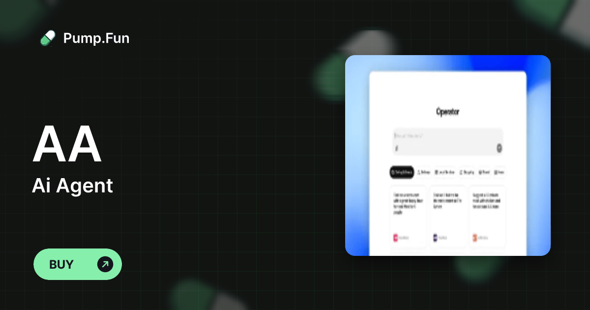 Ai Agent (AA) - Pump