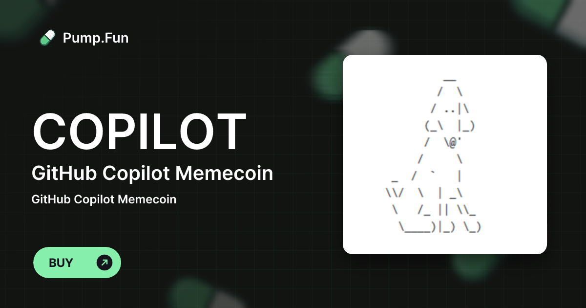 GitHub Copilot Memecoin (COPILOT) - Pump
