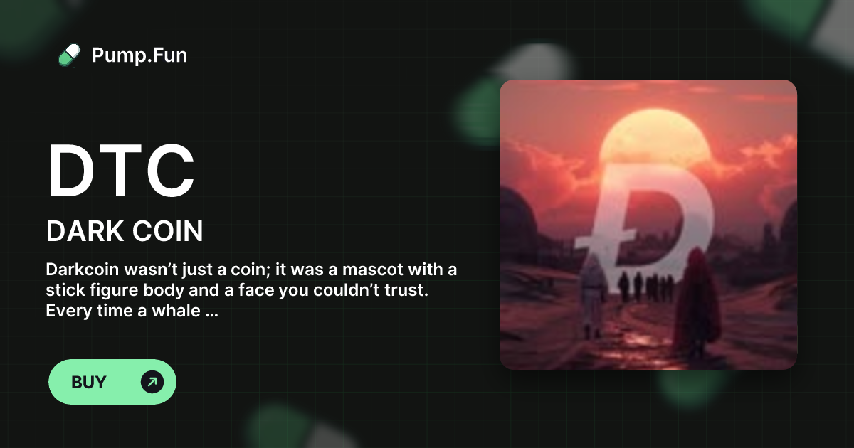 DARK COIN (DTC) - Pump