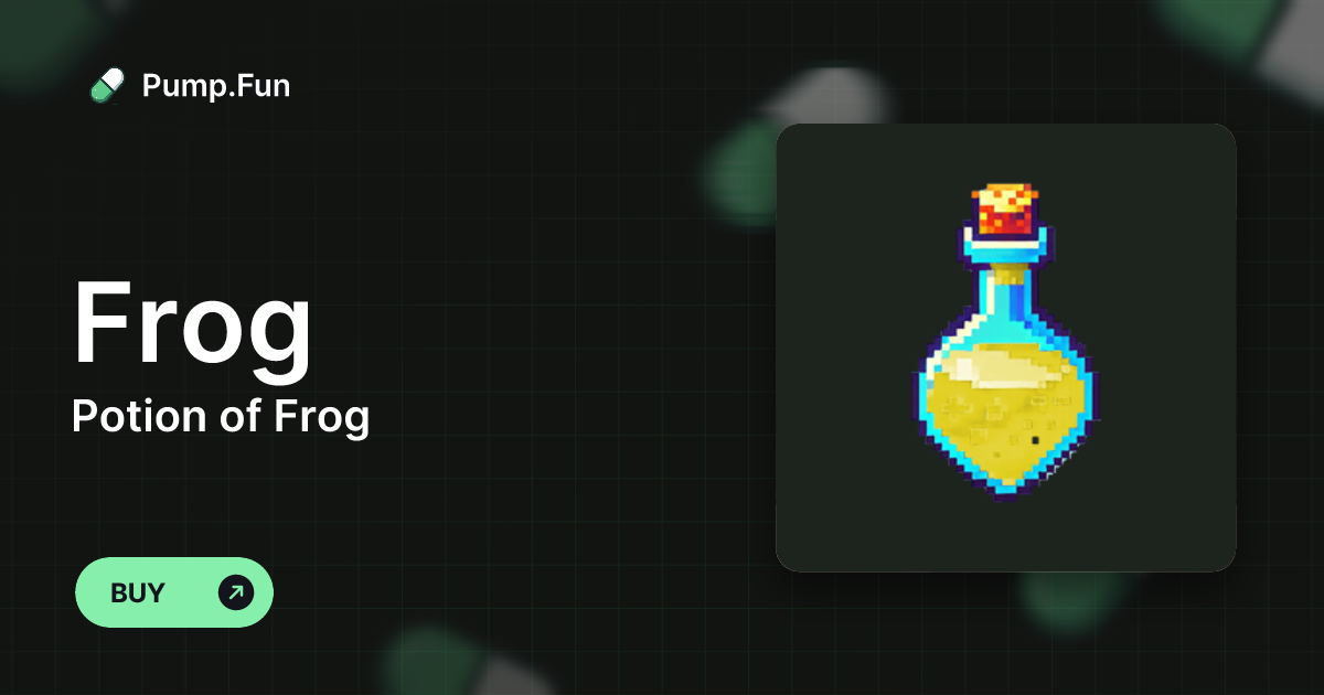 Potion of Frog (Frog) - Pump