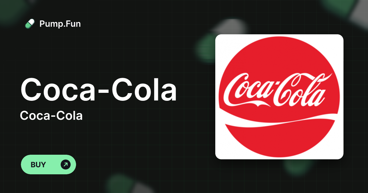 Coca-Cola (Coca-Cola) - Pump