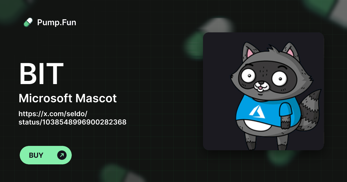 Microsoft Mascot (BIT) - Pump