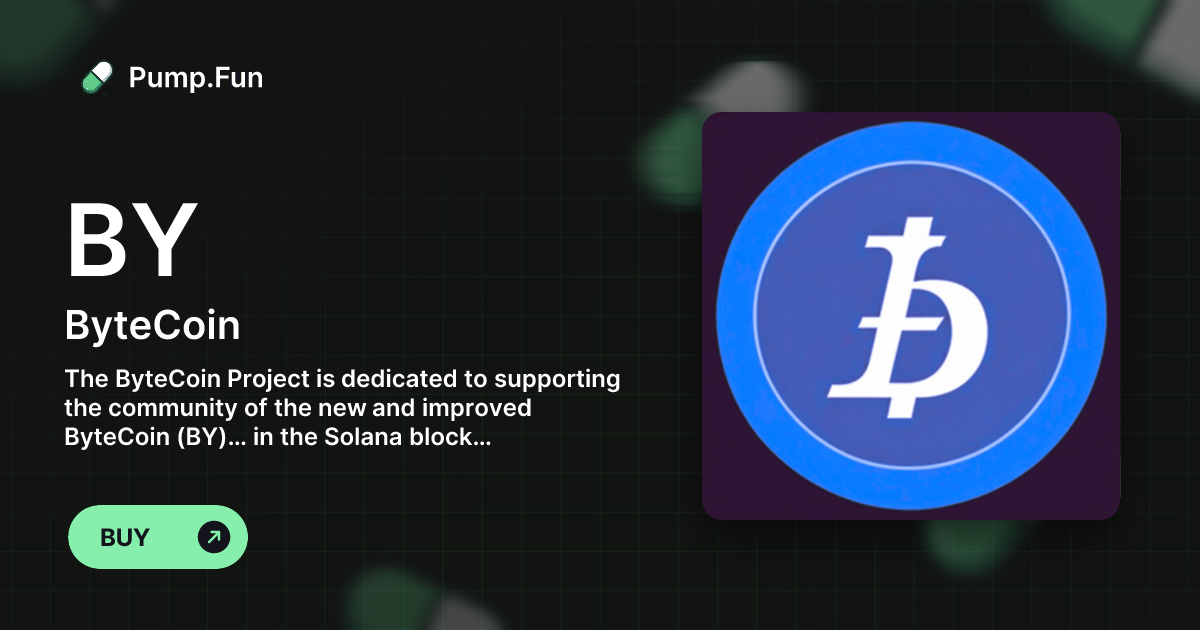 ByteCoin (BY) - Pump