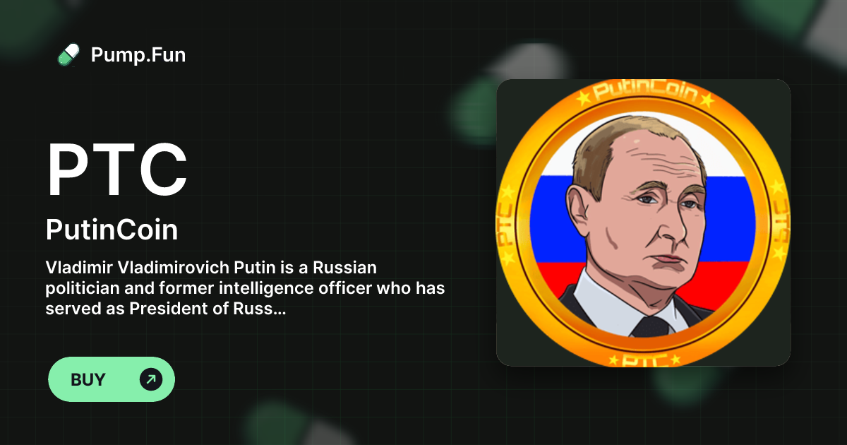 PutinCoin (PTC) - Pump