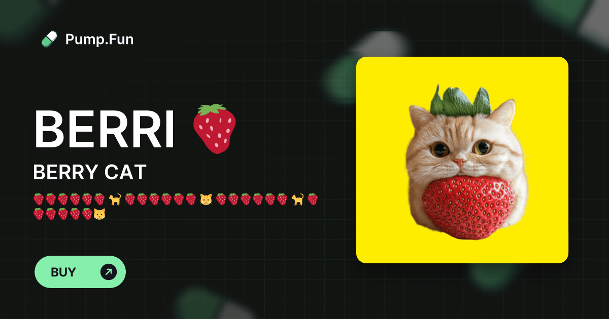 BERRY CAT (BERRI 🍓) - Pump