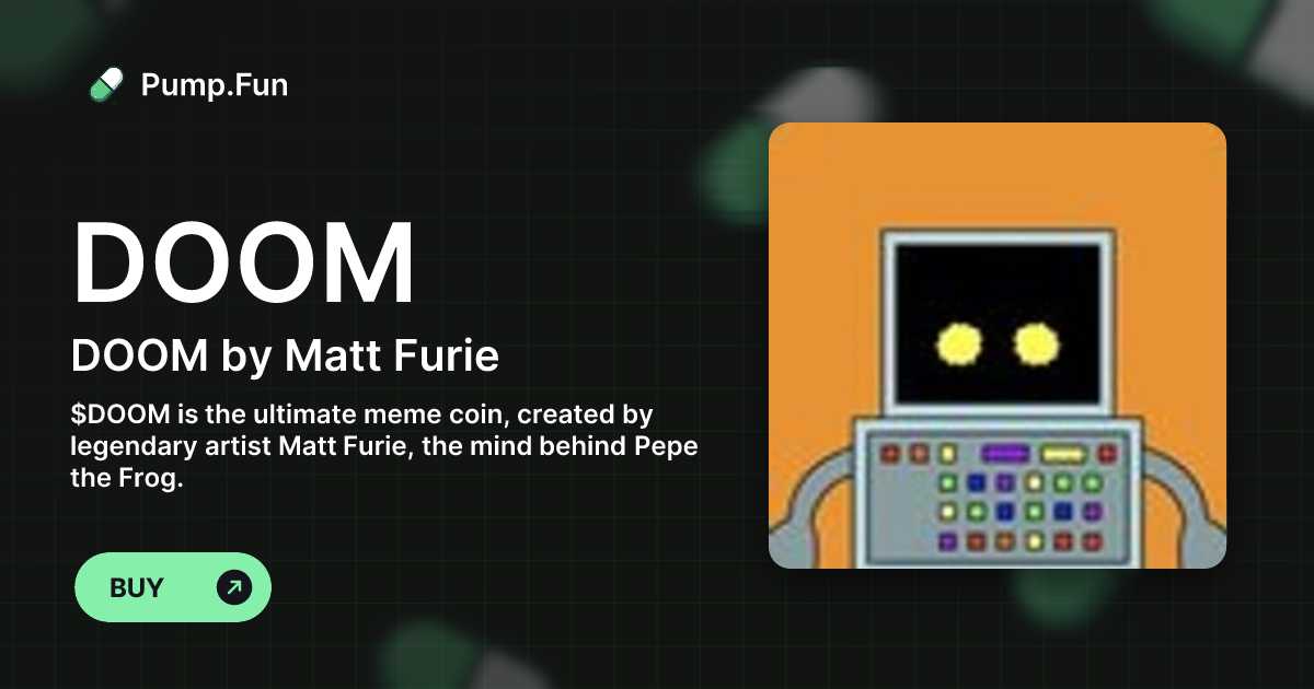 DOOM by Matt Furie (DOOM) - Pump