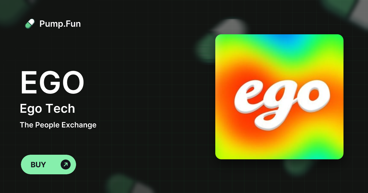 Ego Tech (EGO) - Pump