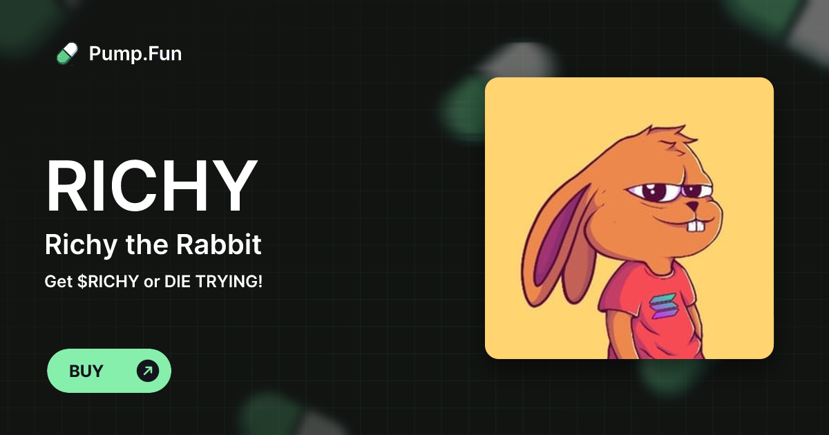 Richy the Rabbit (RICHY) - Pump