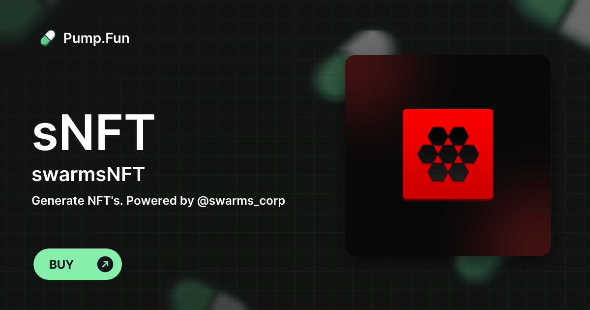 swarmsNFT (sNFT) - Pump